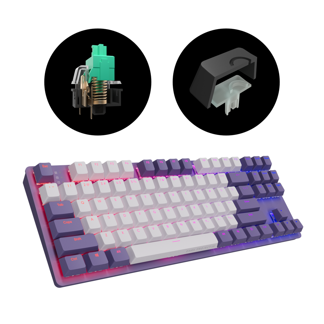 Keyboards :: KD87A One Violet/White