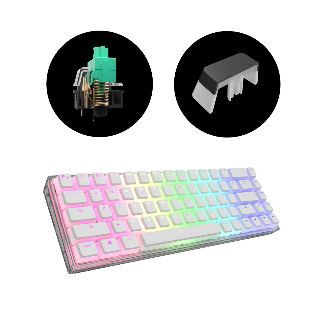 Keyboards :: KD68B Transparent