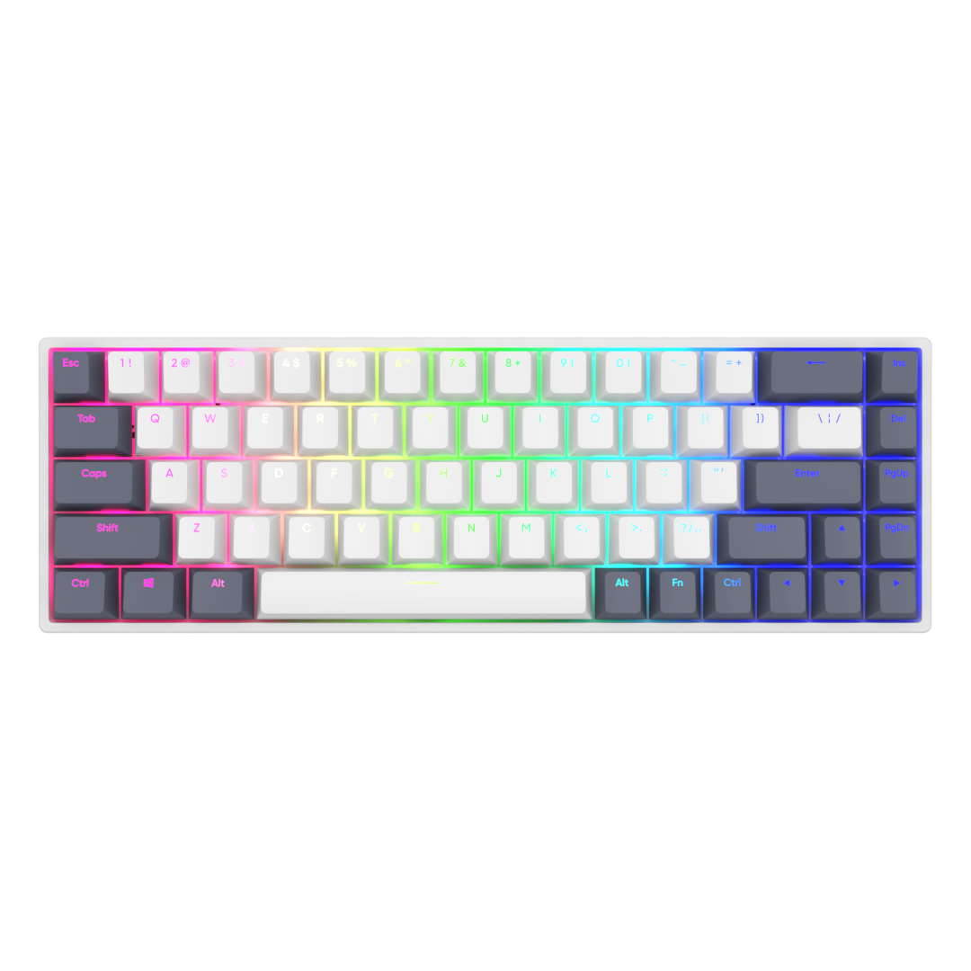 Keyboards :: KD68B White/Navy Blue