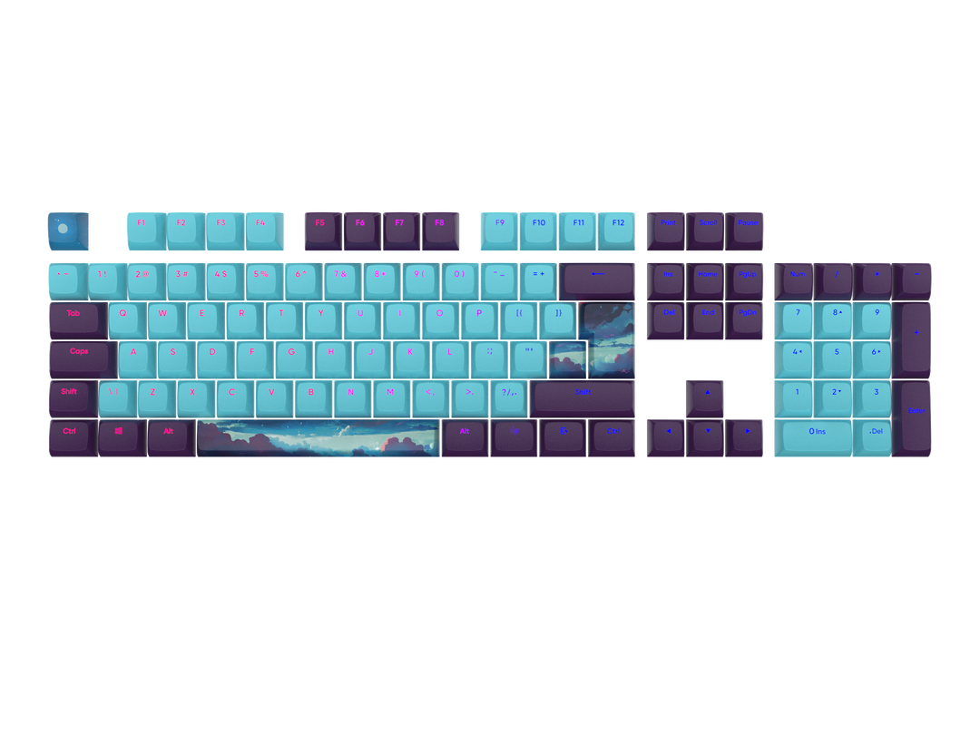 Keycaps :: Night Sky Keycaps [ANSI & ISO]