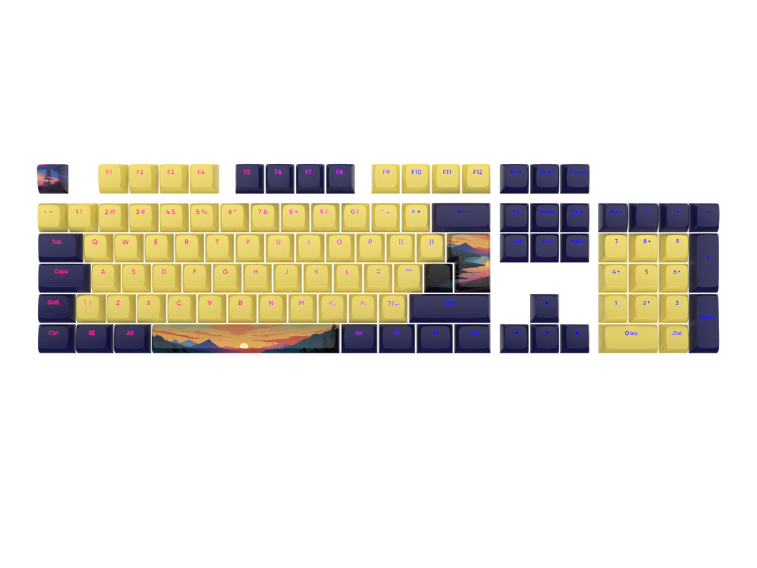 Keycaps :: Sunset Keycaps [ANSI & ISO]